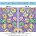 Toland Home Garden Egg Toss Eggs Easter Flag Double Sided 12x18 Inch ...