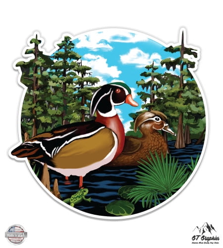 Ducks - 3" Vinyl Sticker - For Car Laptop I-Pad Phone Helmet Hard Hat ...