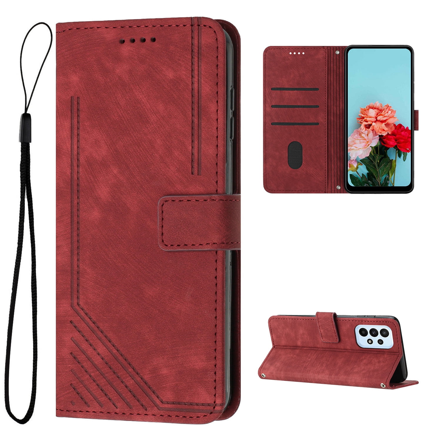 Wallet Case for Samsung Galaxy A23 5G, Premium PU Leather Flip Case ...