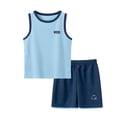 AHTJRT Boys Athletic Short Sets Crew Neck Tank Tops with Matching ...