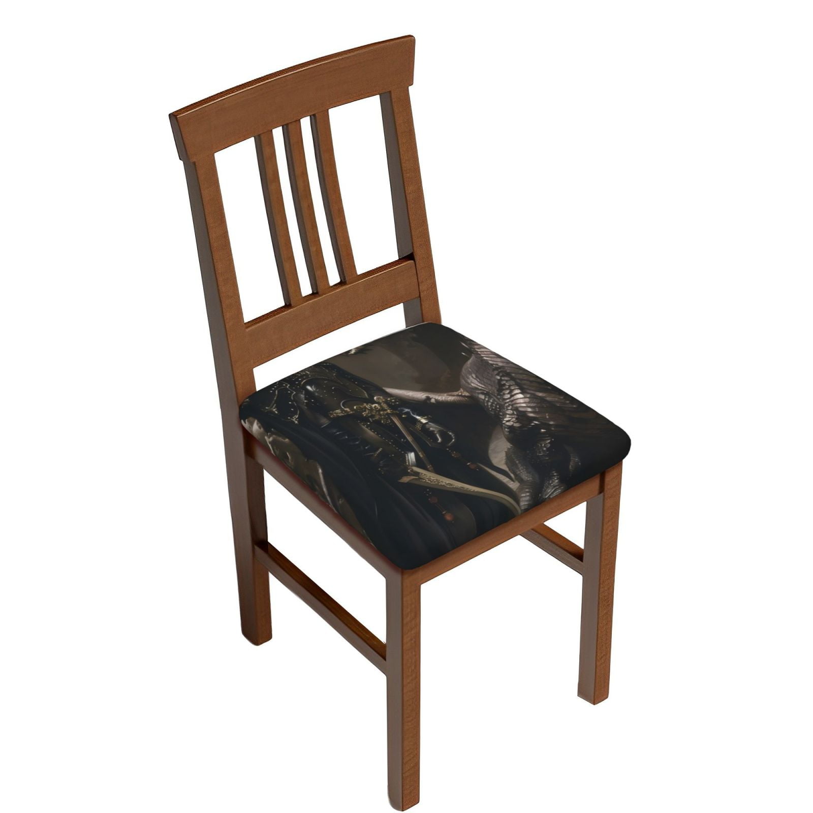 Click here for Saiise Medieval Knight And Dragon Print Square Cus... prices