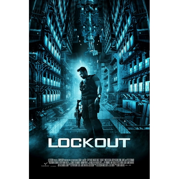 Lockout Movie poster Metal Sign 8inx 12in Art Print on Metal 8x12 ...