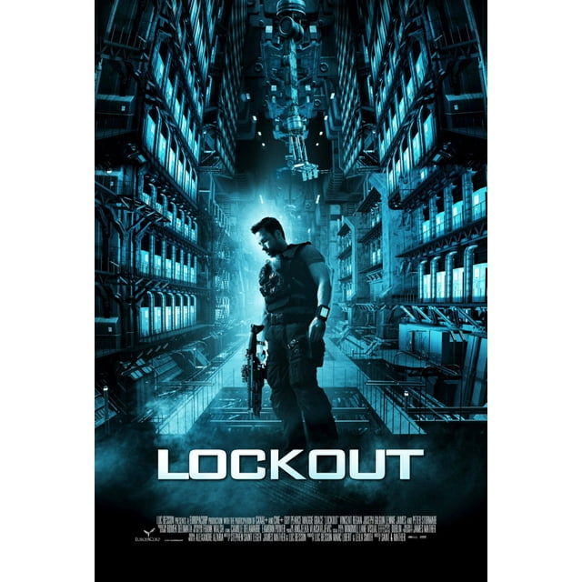 Lockout Movie poster Metal Sign 8inx 12in Art Print on Metal 8x12 ...