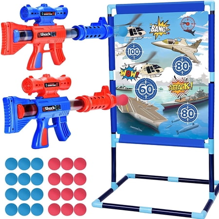 Shooting Game Toy for Kids 6 7 8 9 10+ Years Old, 2PK Foam Ball Popper ...