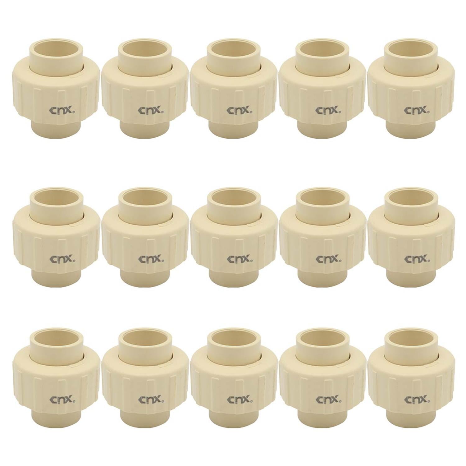 15 Pzs Tuerca Union Lisa De Cpvc 1 1/4 Pulgadas Color Crema beige 1 1/4 ...