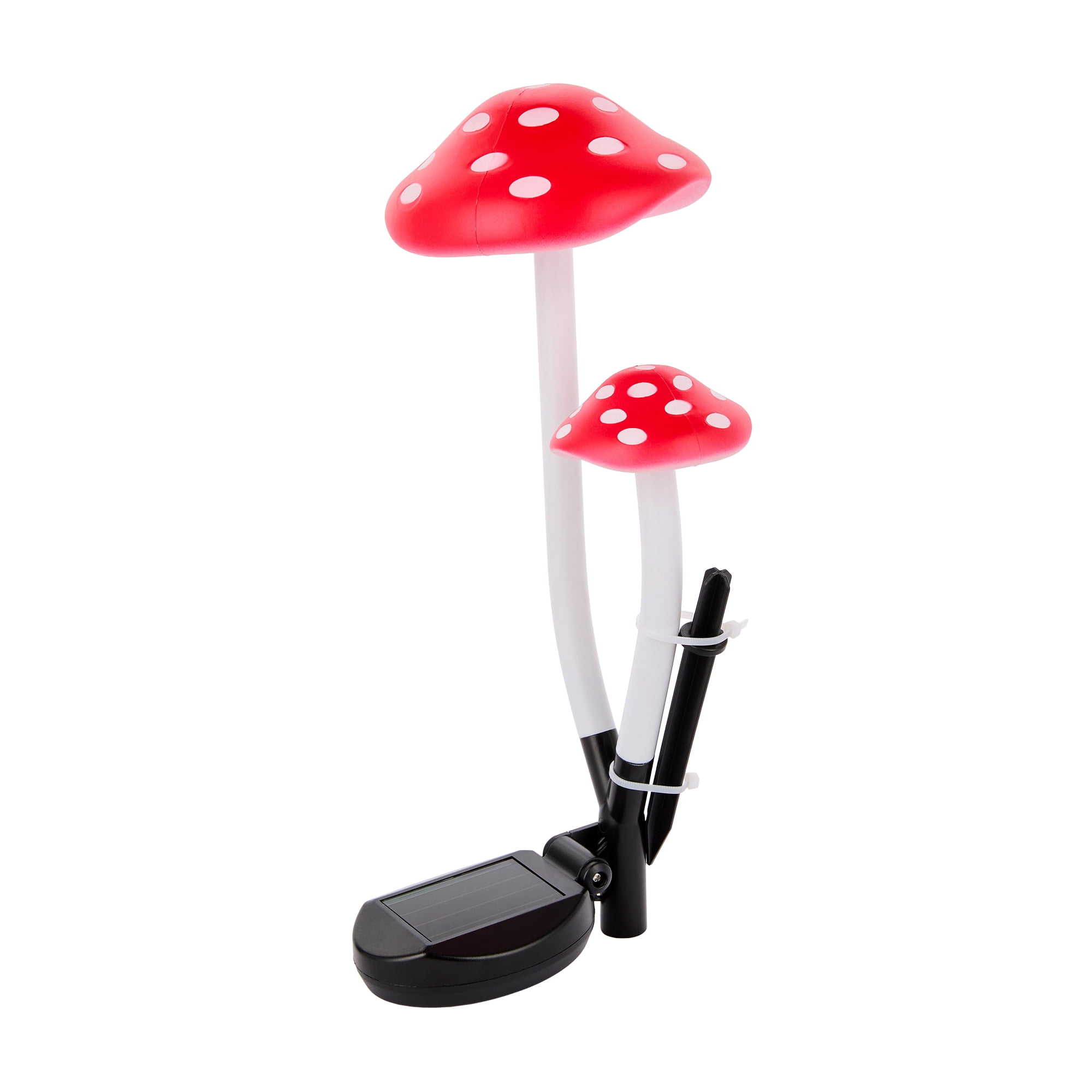Click here for Mainstays Solar Red Mushroom Stake Light prices