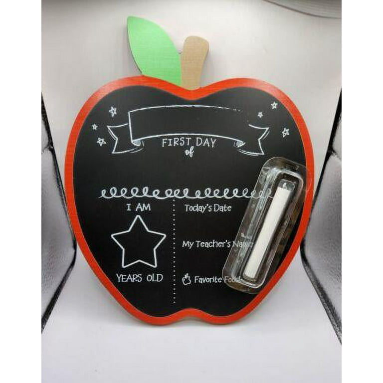 School Chalkboard Apple