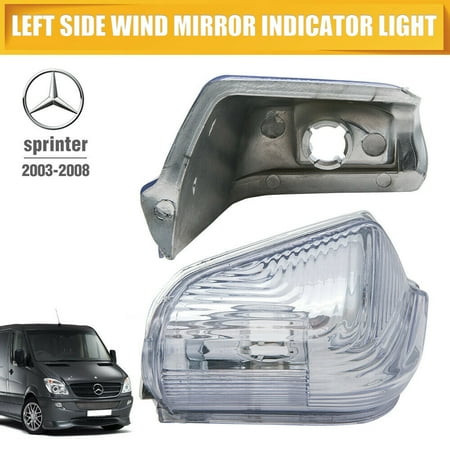 TOTMOX Left Side Wing Door Mirror Indicator Lens Cover Fit MERCEDES ...