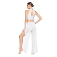 Aiihoo Womens Modern Lyrical Ballet Dance Outfits Shiny Rhinestones ...
