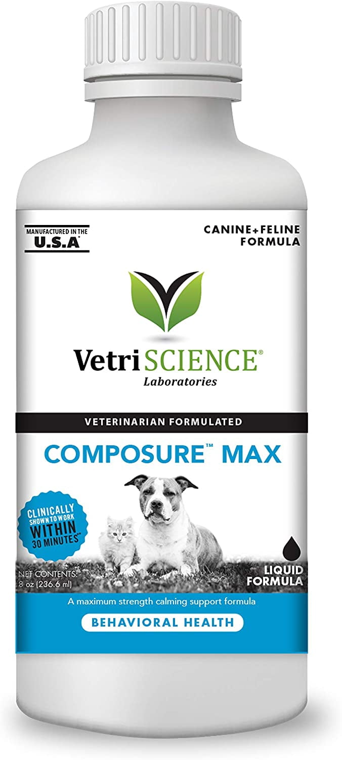 Suplemento Calmante Composure Liquid MAX para Perros y Gatos por ...