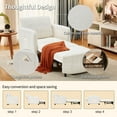 ZZW Sleeper Chair 84" Extra Long Convertible 4-in-1 Pull Out Chair for ...