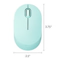 Onn+ Wireless 5-Button Mouse with 1600 DPI, 2.4 GHz USB-A Dongle, Teal ...