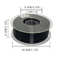 3D Printing Filament, Color Shiny + Filament 1.75mm, Silk Textures, 360 ...