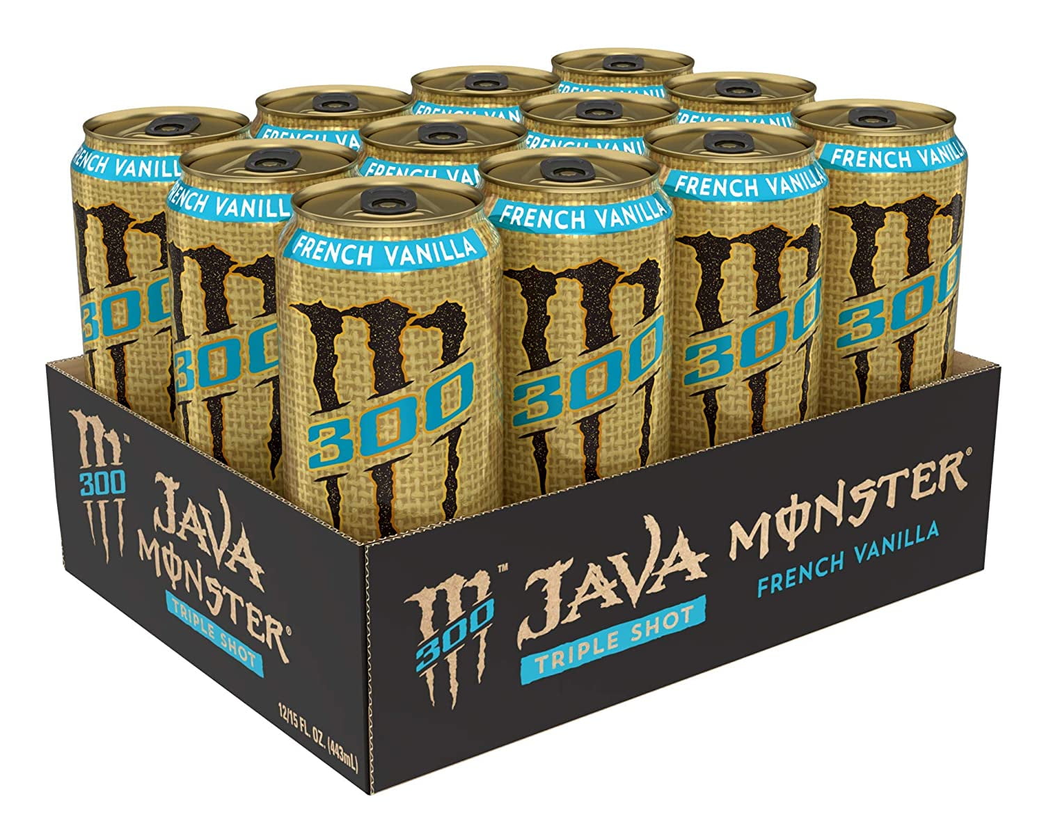 Monster Java 300 French Vanilla Coffee Cream - 15 fl oz, Pack of 12 in ...