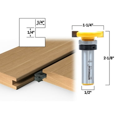 Yonico Round Over Edging Router Bit - 1/8" Radius - 1/2" Shank - 13161 ...