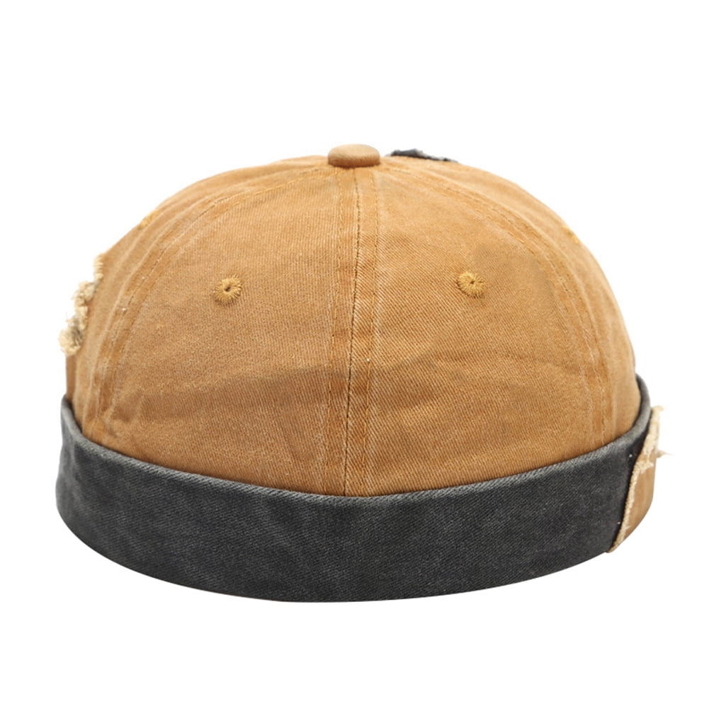 OPOLSKI Brimless Hat Adjustable Design Retro Casual Breathable Brimless ...