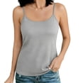 DPTALR Women’s Basic Spaghetti Strap Camisole,Round Neck Solid Color ...
