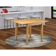 East West Furniture Buckland Counter Height Table, Black - Walmart.com