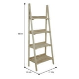 Fionafurn 4 Tier Step Ladder Shelf, Wooden Step Planter, 4 Tier ...