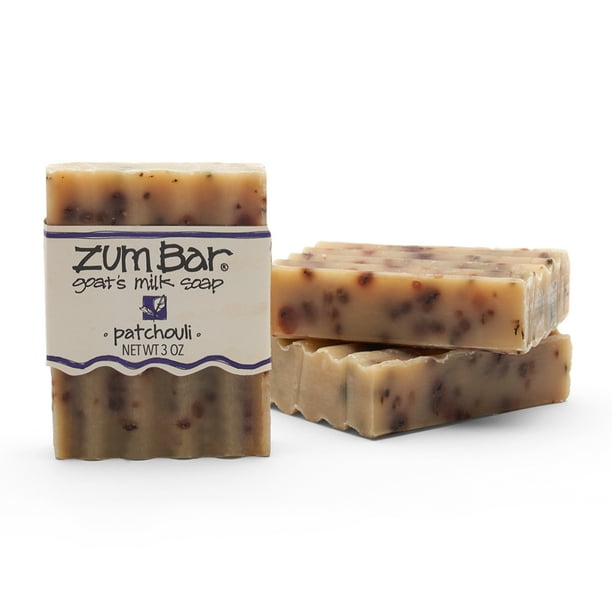 Zum Bar Goat's Milk Soap - Patchouli - 3 oz (3 Pack) - Walmart.com