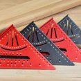 22mm Aluminum Alloy 7in Rafter Square with Built-in Level and Etched ...
