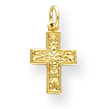Charm Croix en Or Jaune 14K - Walmart.ca