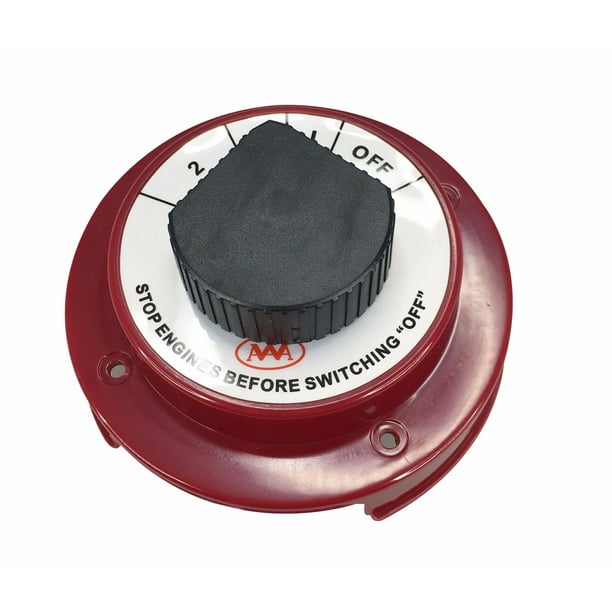 Pactrade Marine Boat Dual Battery Selector Disconnect Switch 250A 6-32V ...