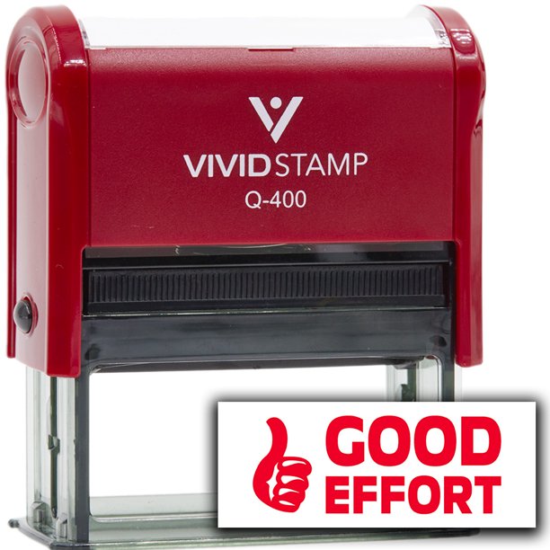 Vivid Stamp Good Effort Stamps For Grading Self-Inking Rubber Stamps ...