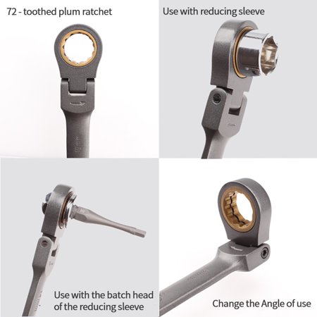 Multifunctional Ratcheting Socket Wrench Set Box End Wrench Metric With ...