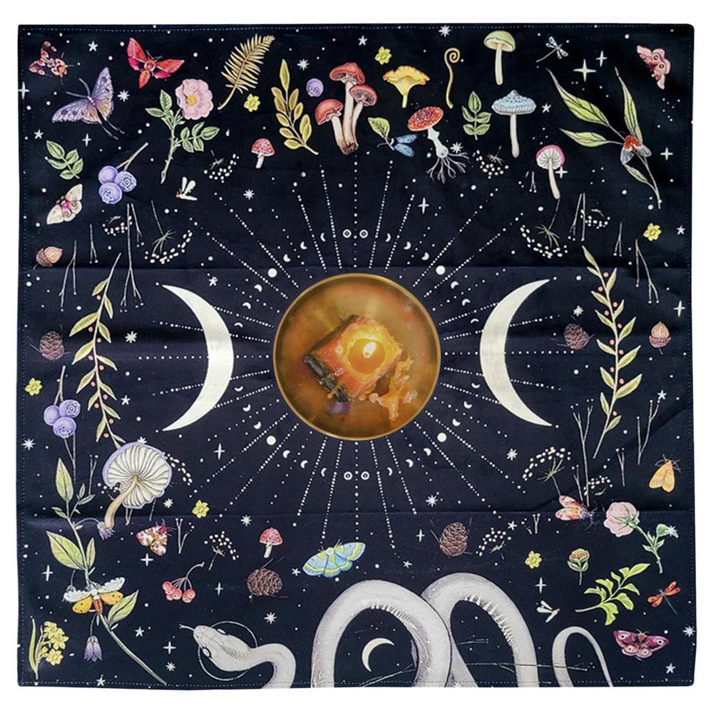 Tohuu Tarot Cloth Celtic Triple Moon Tarot Card Altar Cloth Dutch ...