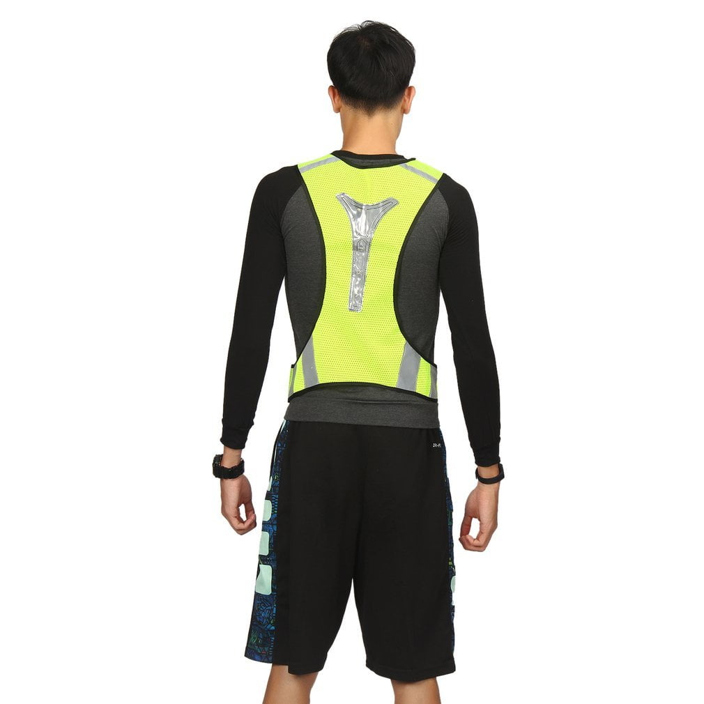 Super Thin Breathable Night Running Cycling LED Reflective Vest ...