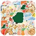 35pcs-50pcs Cute Bear Stickers Cartoon Fruit Stickers Deco Food ...