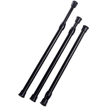 Inevnen No Drill Tension Rods Spring Tension Rods 21.7 to 35.4 Inch ...