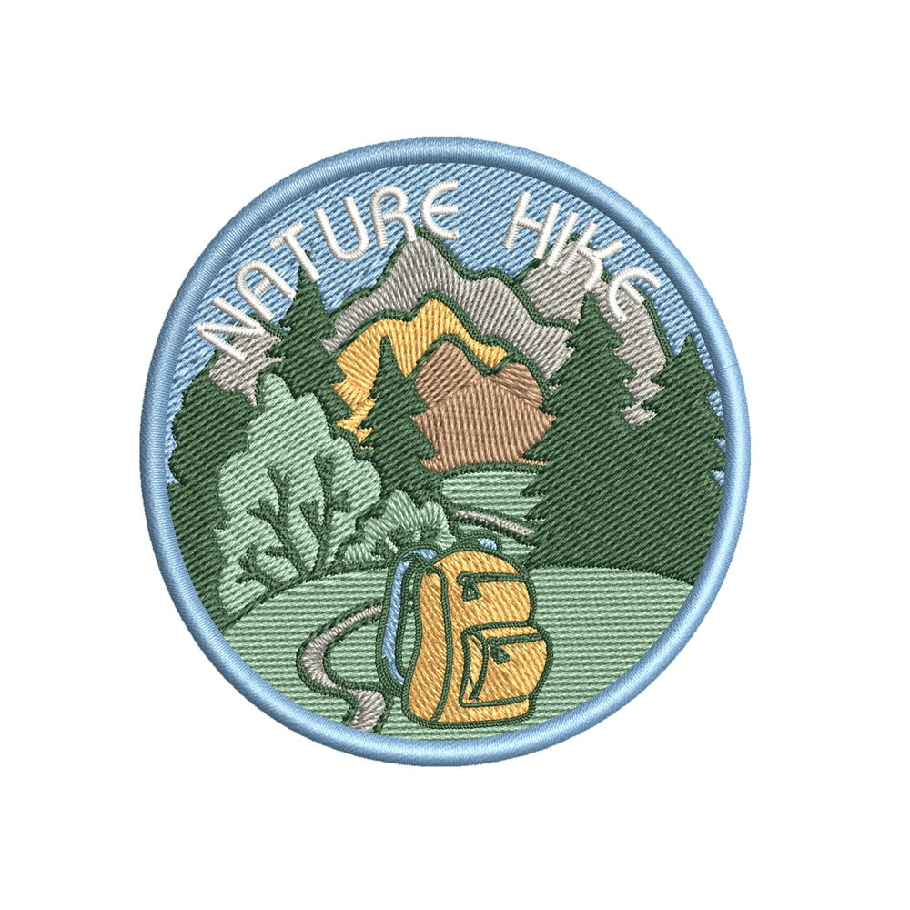 Nature Hike! Scouts Guide Badge Crest Iron On Embroidered Applique ...