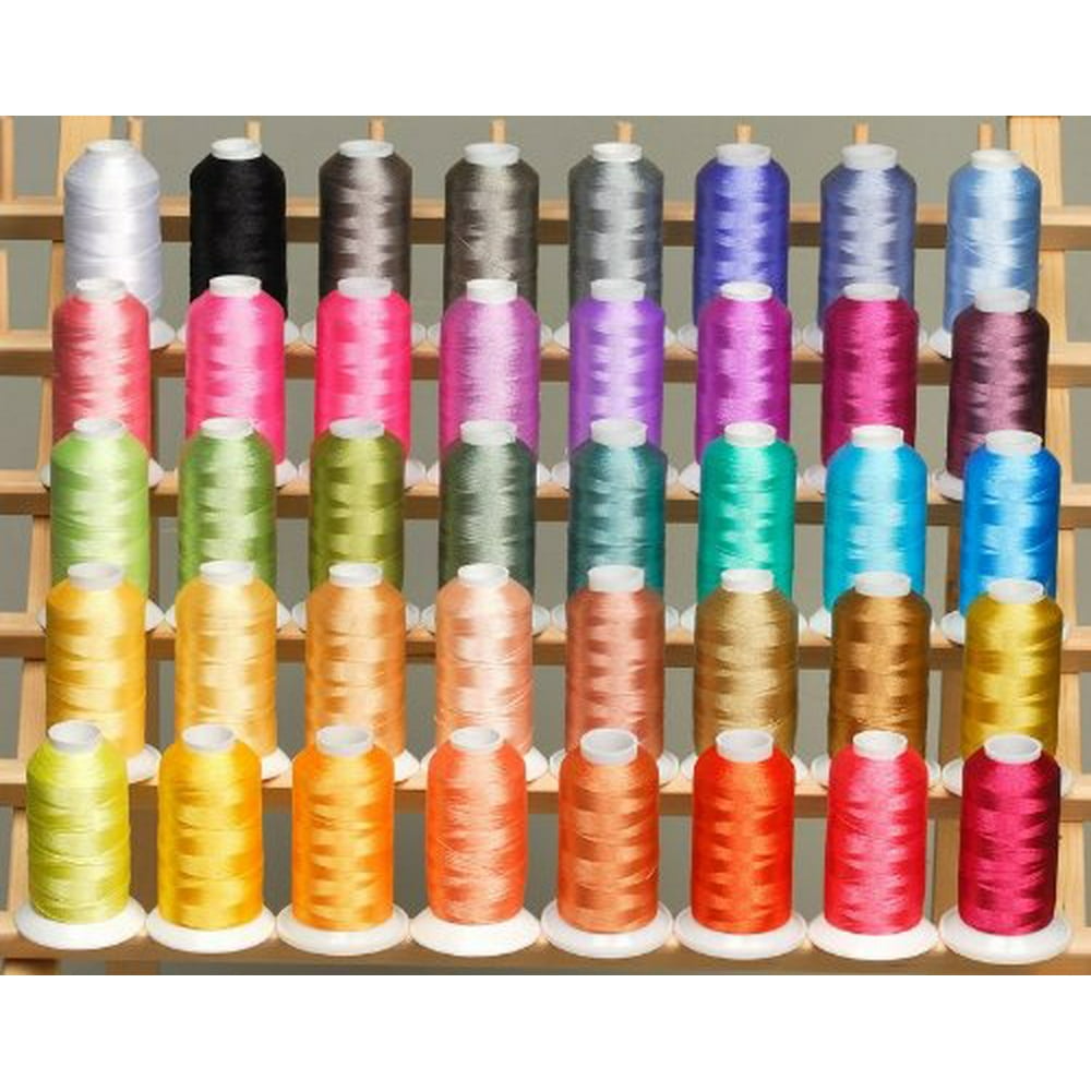 New ThreadNanny 40 (1100 yds) of Polyester Embroidery Thread Cones ...