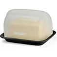 Signora ware Butter Dish with Lid -Butter Keeper Container with Flip ...