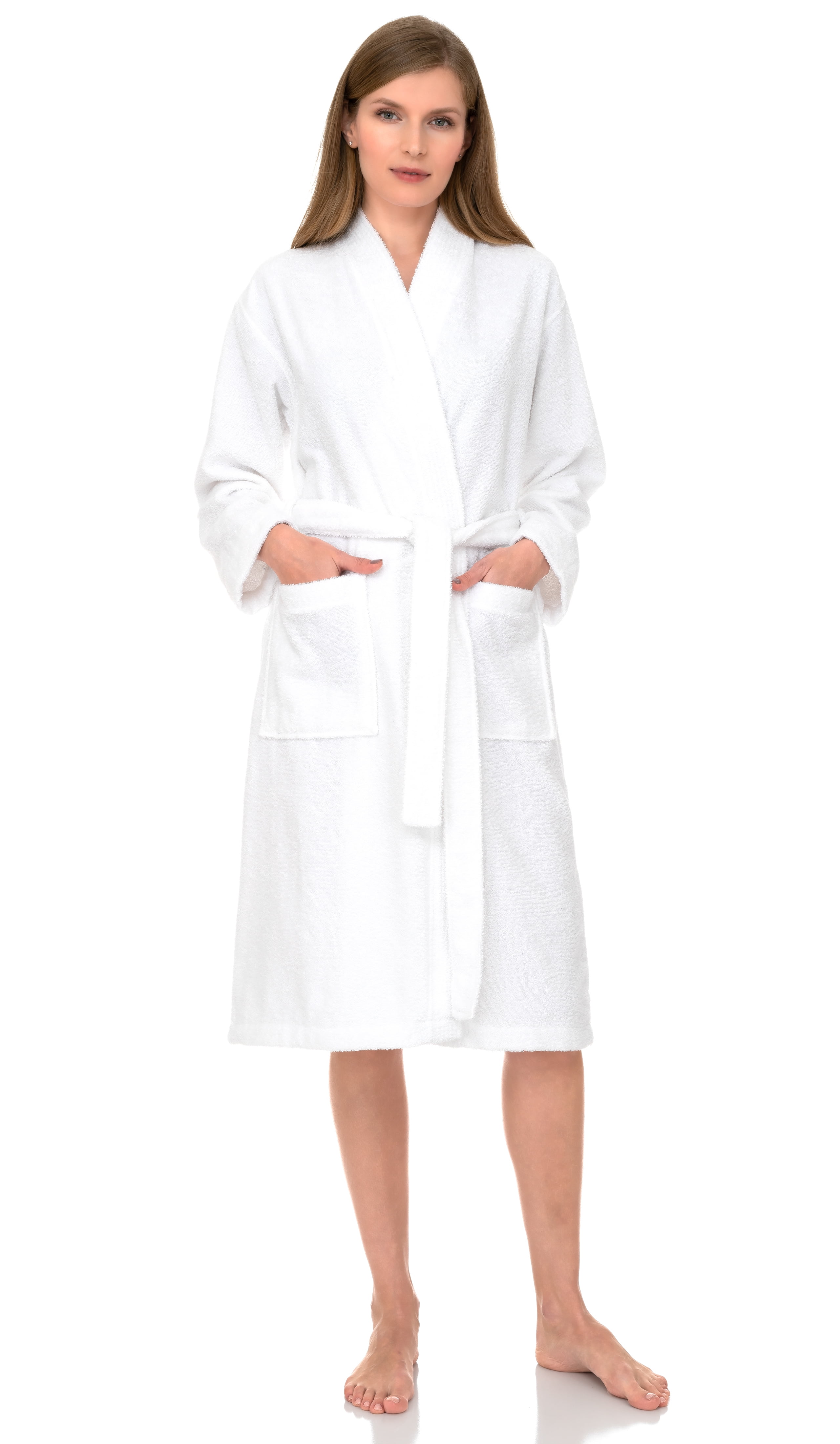 TowelSelections Women's Robe Turkish Cotton Soft Terry Kimono Bathrobe ...