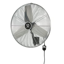 HydroMist 24 Inch Wall Mount Oscillating Fan, 3 Speed Control, Bracket ...