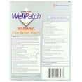 Wellpatch Warming Pain Relief Heat Patch, 4 Large Patches, 5"X4" (13X10 ...