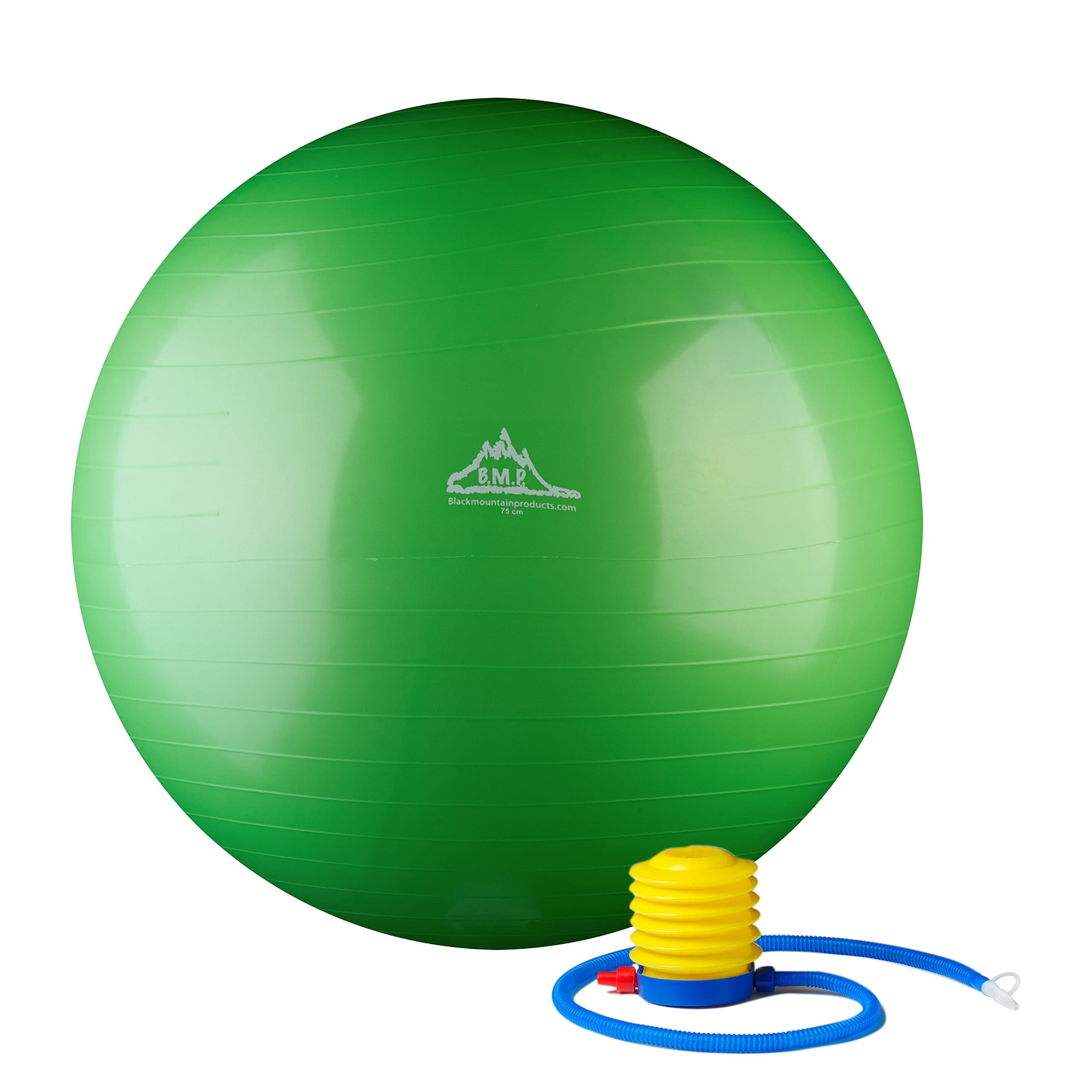 Black Mountain Products 2000lbs Static Strength Exercise Stability Ball ...
