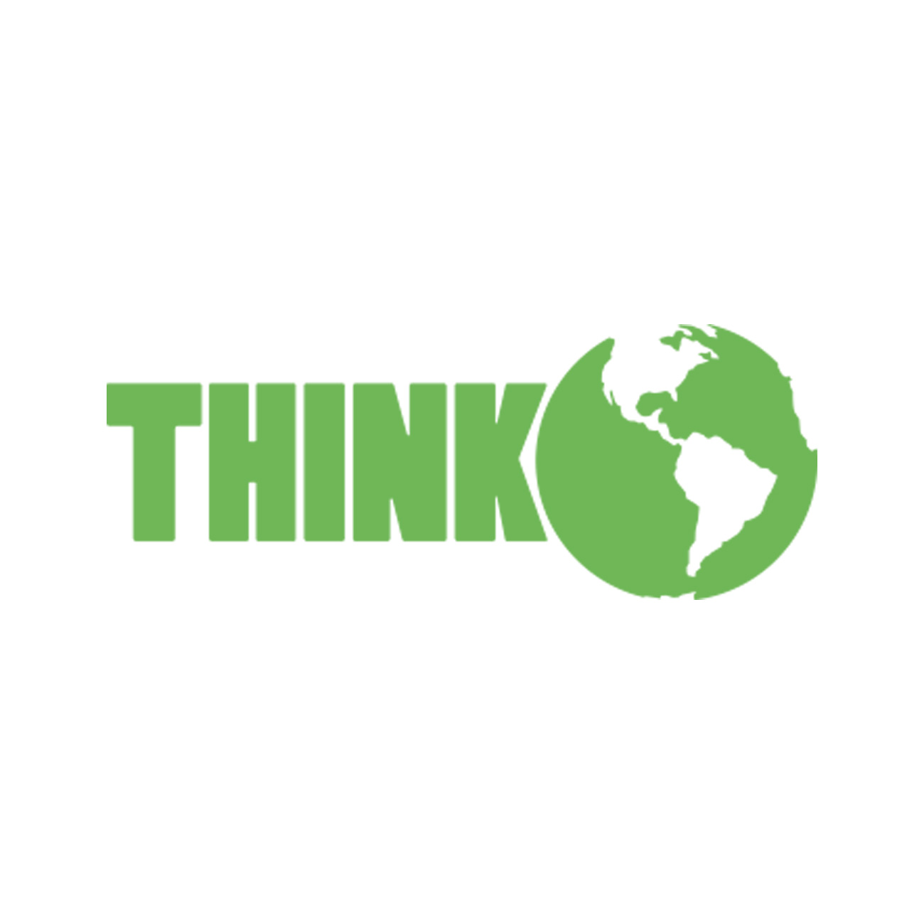 Think Green Sticker Decal Die Cut - Self Adhesive Vinyl - Weatherproof ...