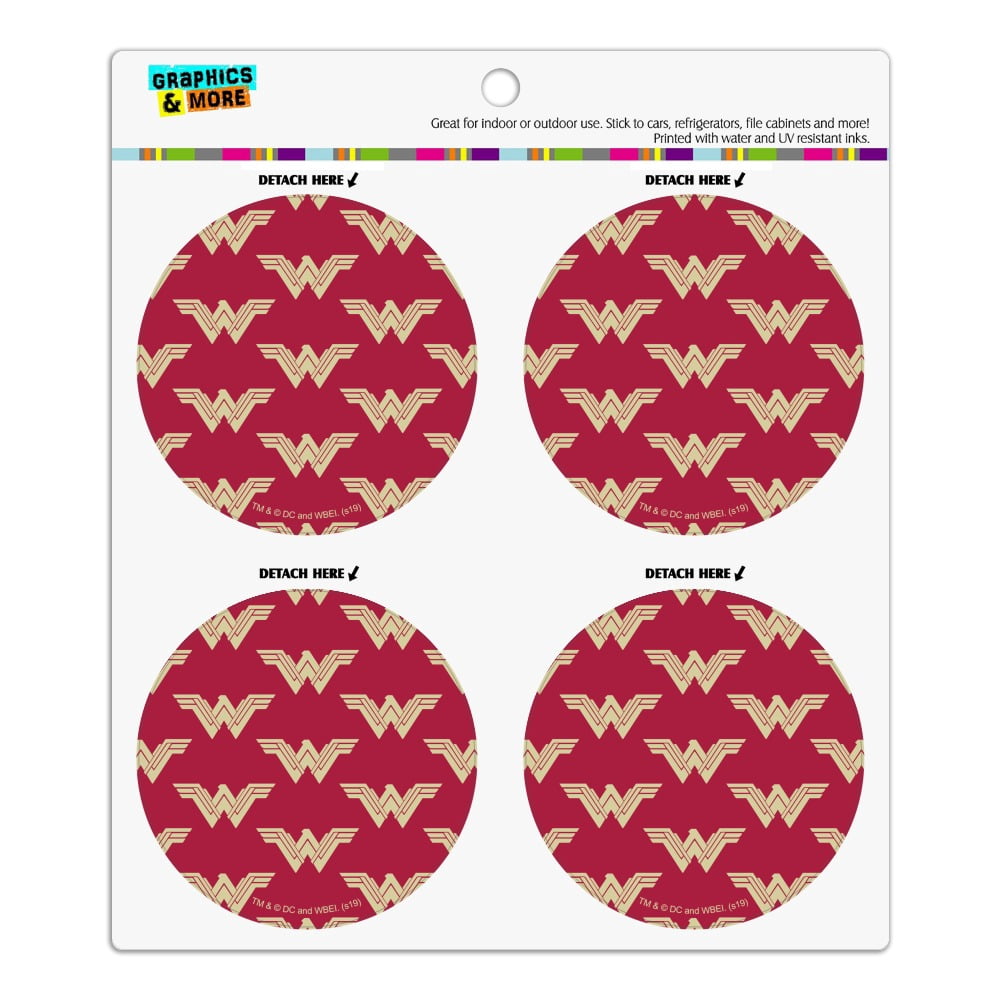 Wonder Woman Movie Red Logo Pattern Refrigerator Fridge Locker Vinyl ...