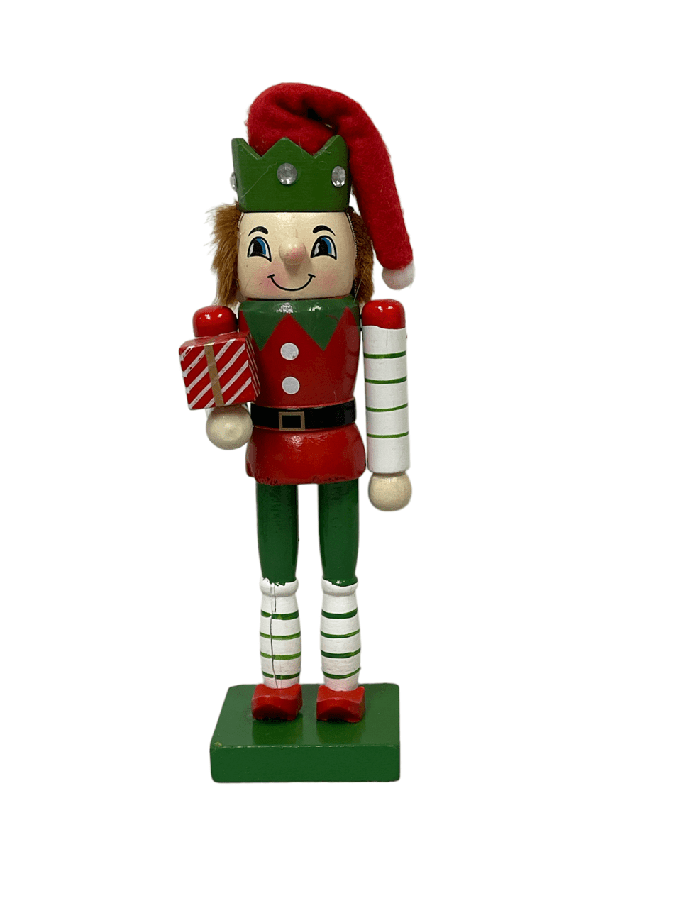 Momentum Brand Wooden Christmas 8 1/4" Nutcracker Northpole Elf ...