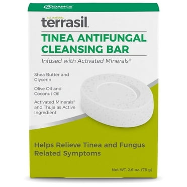 Terrasil Antifungal Soap Bar, Medicated Body Cleansing Bar with ...