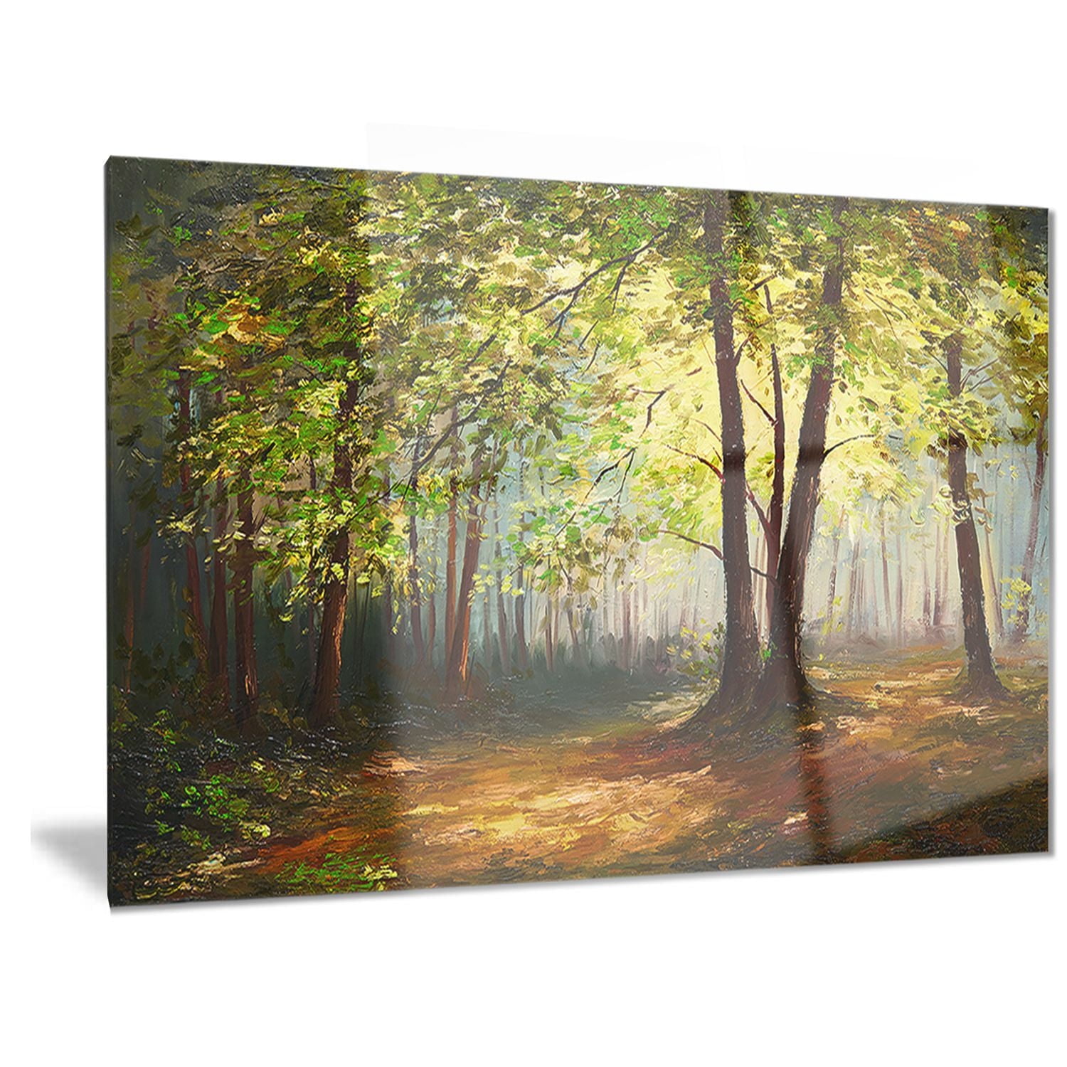 Click here for Designart Design Art Summer Forest Landscape Metal... prices