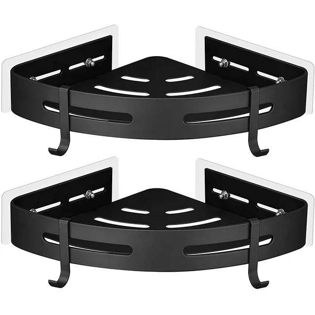 Click here for Myravex 2 Pieces No-Drilling Corner Shower Shelf -... prices