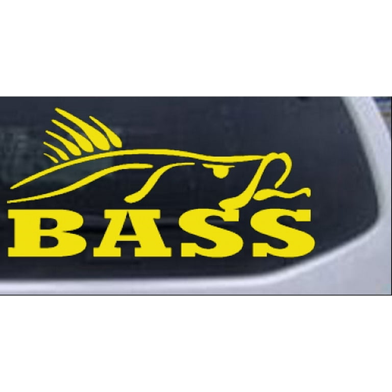 Bass Fishing Decals Stickers