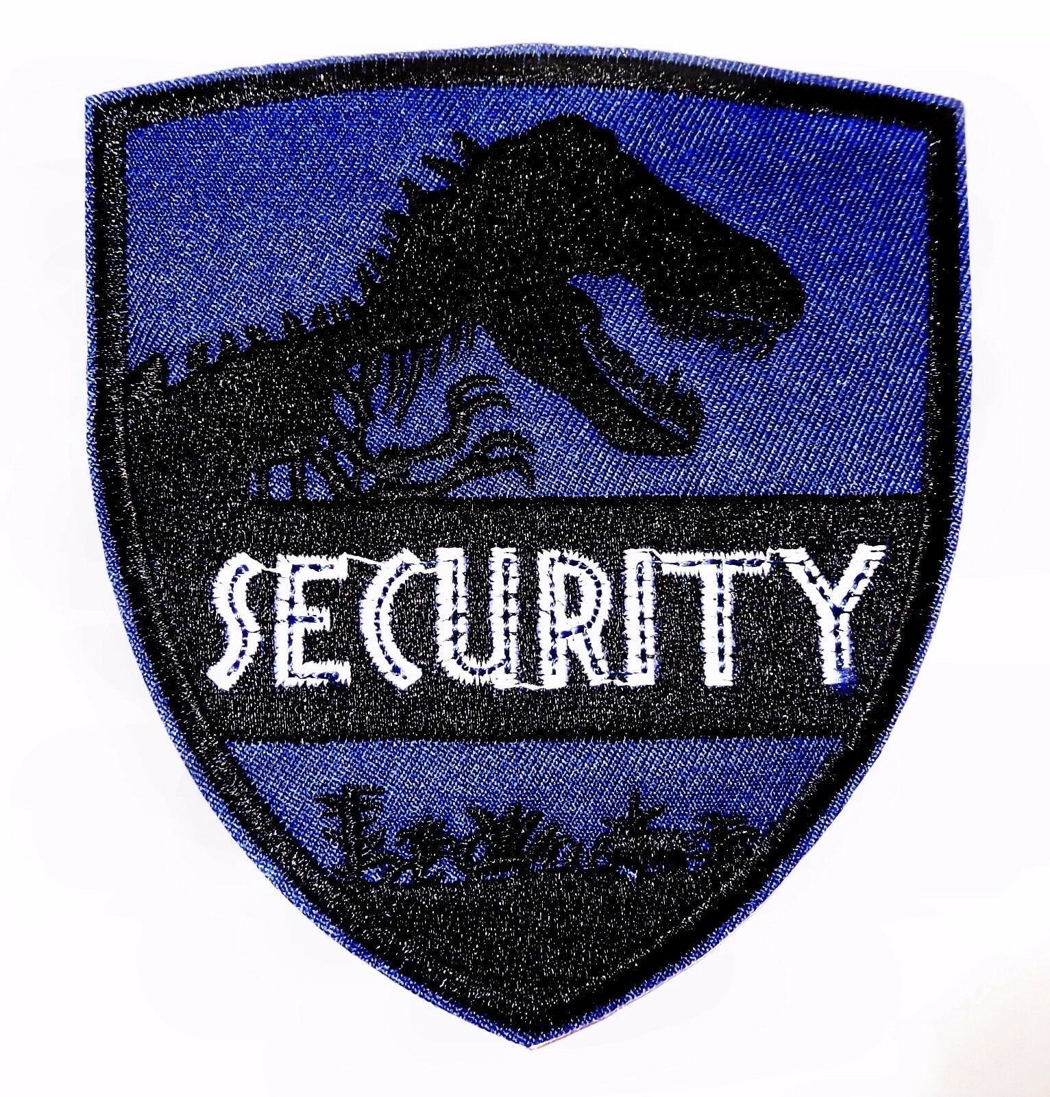 Jurassic World Movie Security Symbol 4 1/2 Inch Tall Iron On Patch ...