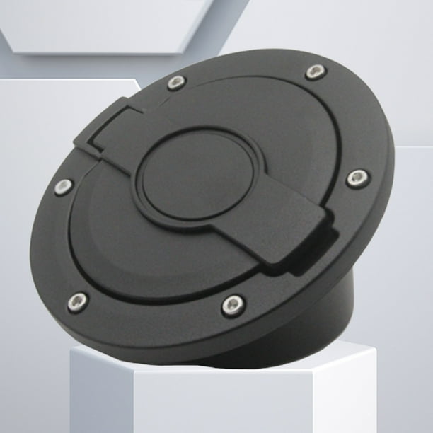 Peggybuy Car Gas Fuel Tank Cap Cover Aluminum Alloy Round Type for Jeep ...
