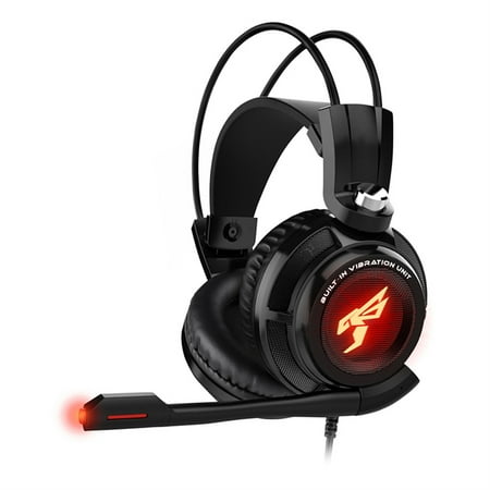 wuaynoat for Somic Wired Gaming Headset Portable 7.1 Channel Vibrating ...